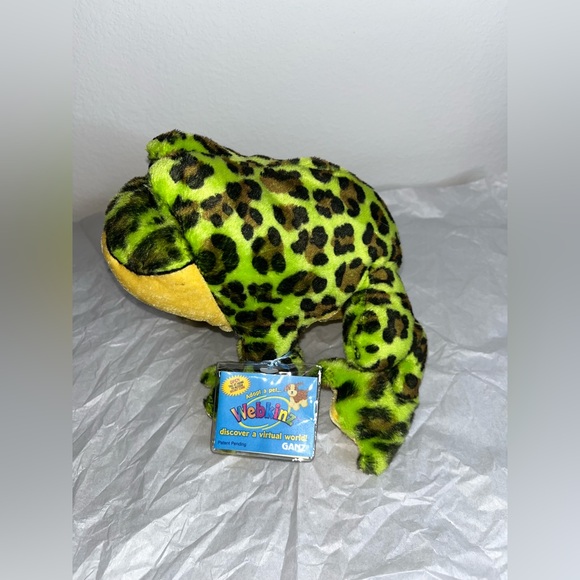 GANZ | Toys | Ganz Webkinz Spotted Cute Bullfrog Plushysoft Stuffed ...